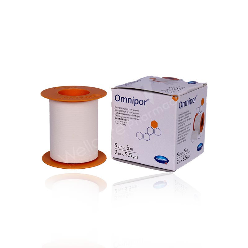 Hartmann Omnipor 5X5cm Roll Plaster – Wellcare Pharmacy