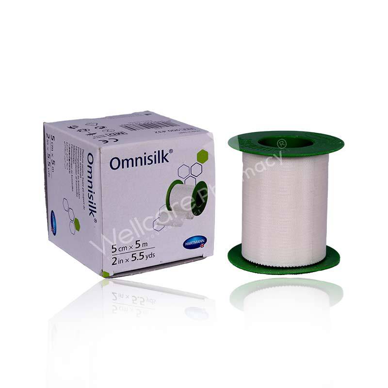 Hartmann Omnisilk 5X5cm Roll Plaster – Wellcare Pharmacy