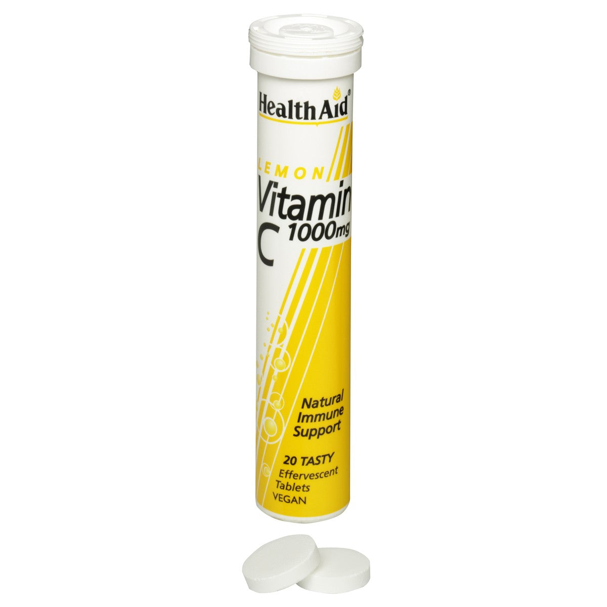 Health Aid Eff Vitamin C 1000mg Lemon 20'S