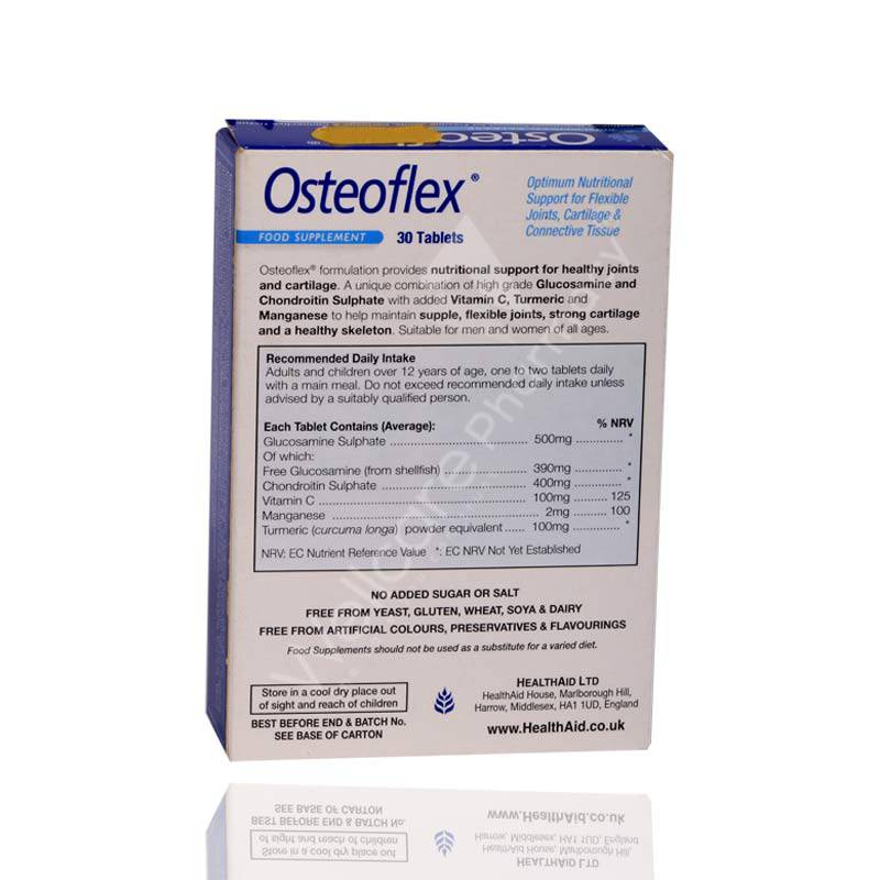 Health Aid Osteoflex Prolonged Release Tablets 30'S – Wellcare Pharmacy