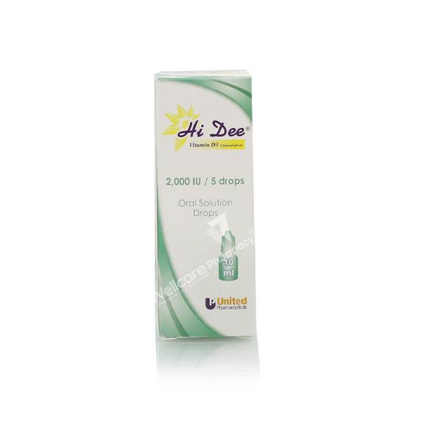 Hi Dee Vitamin D3 Drops 10Ml