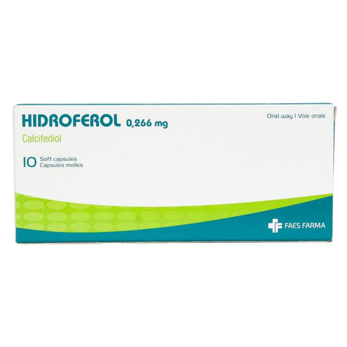 Hidroferol 0.266Mg Capsules 10'S