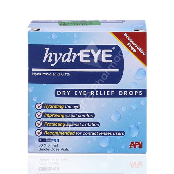 Hydr Dry Eye Relief Drops 1X30's – Wellcare Pharmacy