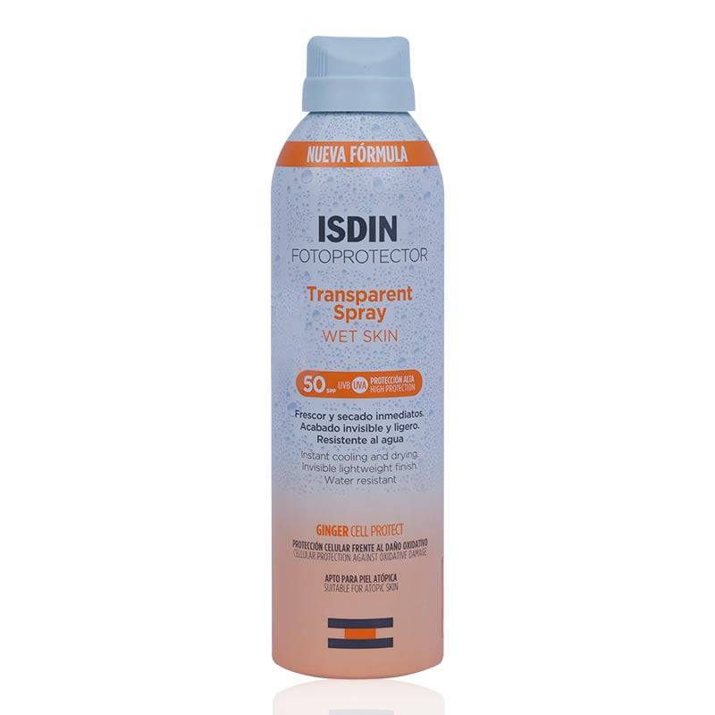 Isdin Fotoprotector Wet Skin Transparent Spray Spf50+ 250Ml – Wellcare ...