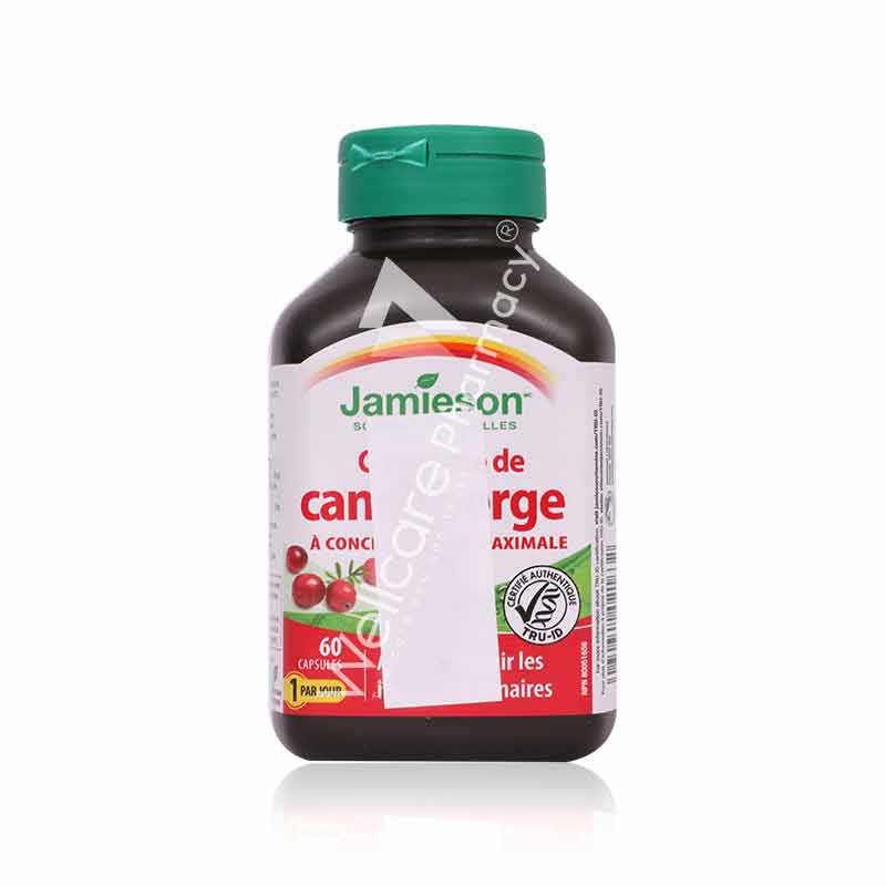 Jamieson Cranberry Complex 500Mg Capsules 60'S – Wellcare Pharmacy