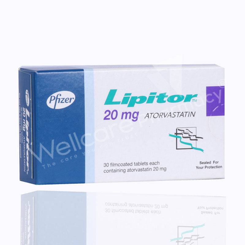 Lipitor 20Mg Tablets 30'S – Wellcare Pharmacy