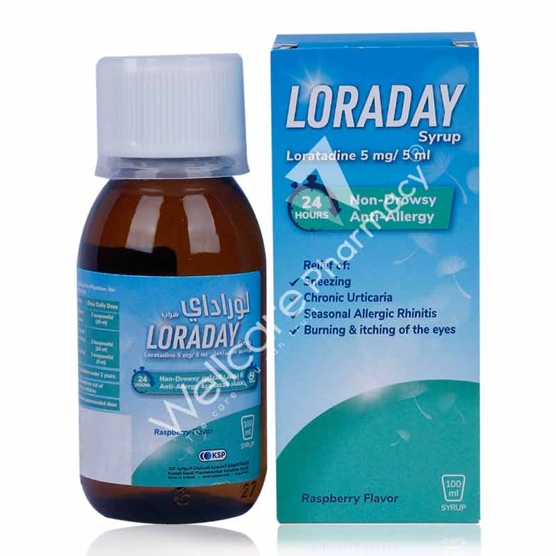 Loraday 5Mg/5Ml Syrup 100Ml – Wellcare Pharmacy