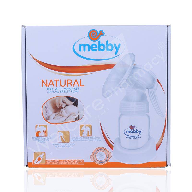 Mebby Natural Manual Breast Pump 1'S – Wellcare Pharmacy