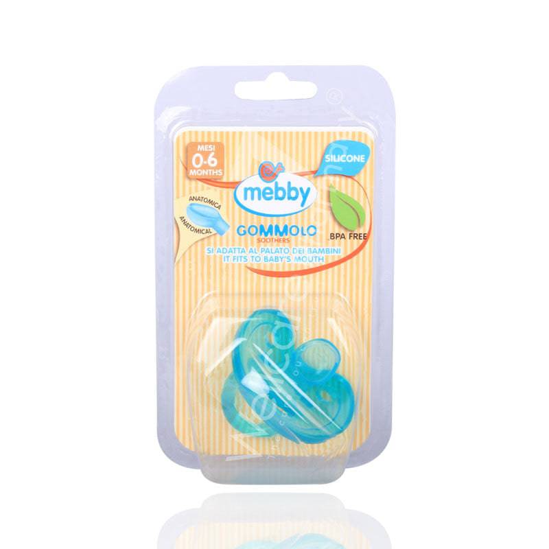 Mebby Silicone Gommolo Blue Soother 0-6Months – Wellcare Pharmacy