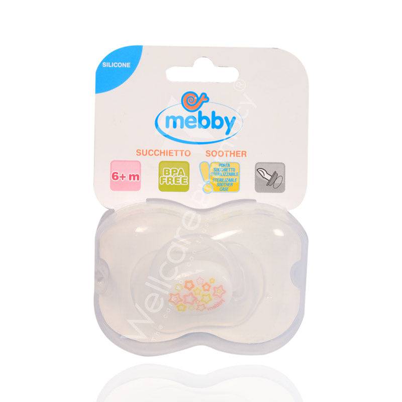 Mebby Silicone Soother Girl 1'S 6Months Plus – Wellcare Pharmacy