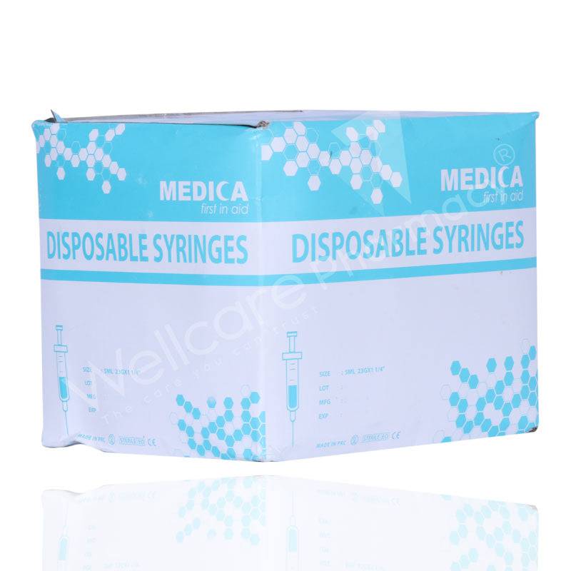 Medica/Hmd Disposable Syringe 5Ml 100'S – Wellcare Pharmacy