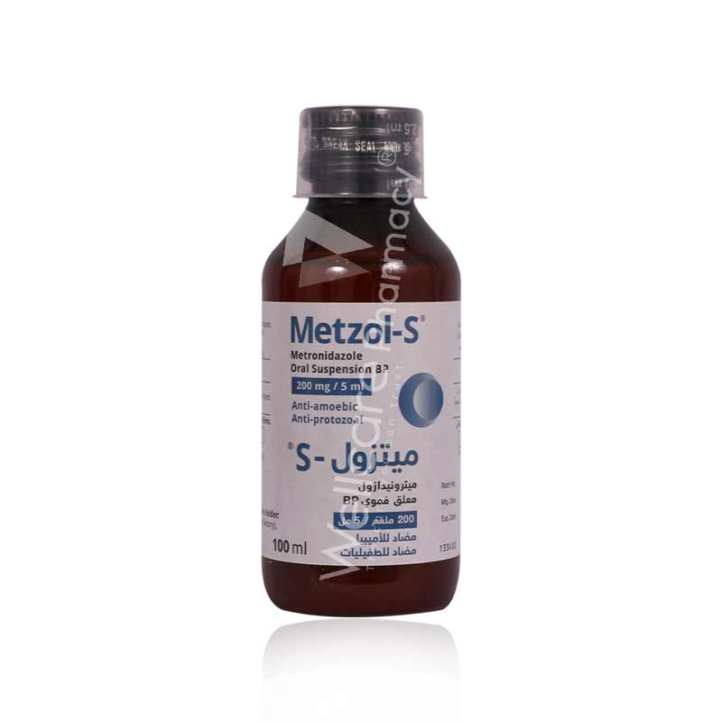 Metzol-S 200Mg/5Ml Suspension 100Ml – Wellcare Pharmacy