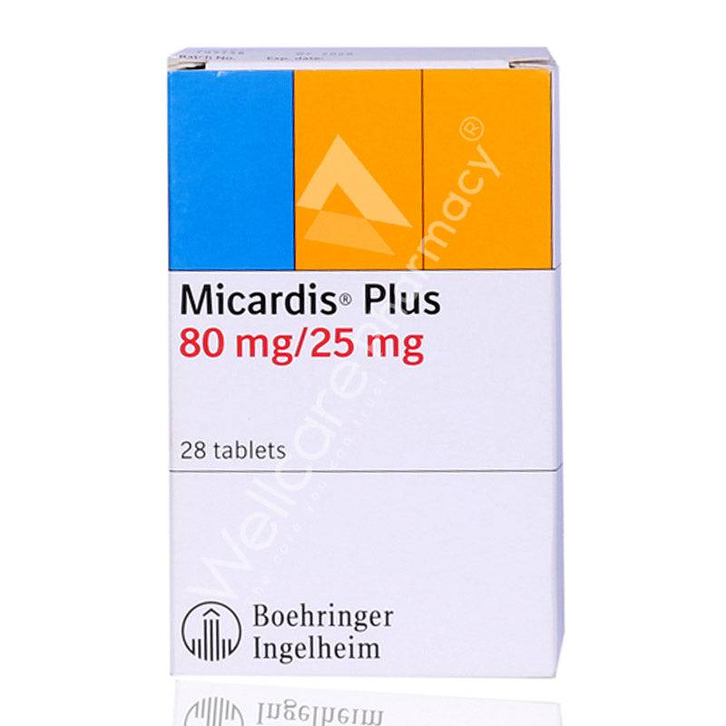 Micardis Plus 80/25Mg Tablets 28'S – Wellcare Pharmacy