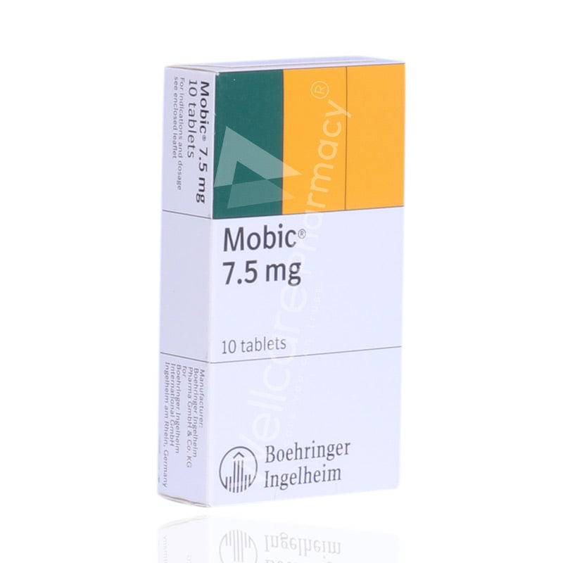 Mobic 7.5Mg Tablets 10'S – Wellcare Pharmacy