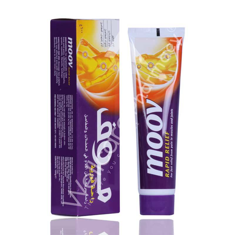 Moov Rapid Relief Gel 100Gm – Wellcare Pharmacy