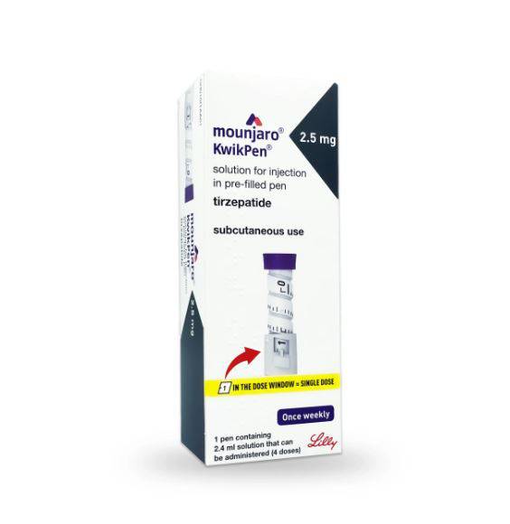 Mounjaro Kwikpen 2.5Mg/0.6Ml Injection In Pre-Filled Pen 1'S – Wellcare ...