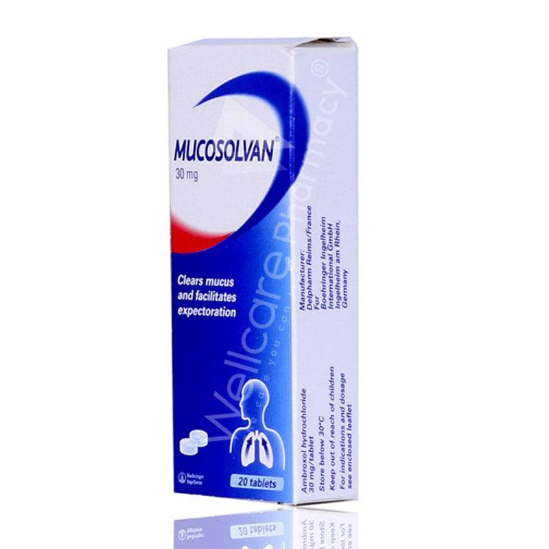 Mucosolvan 30Mg Tablets 20'S – Wellcare Pharmacy