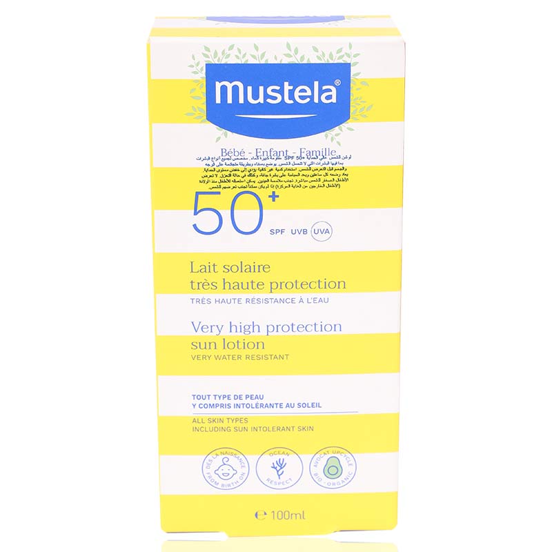 Mustela Very High Prot Spf50+Sun Lot 100Ml – Wellcare Pharmacy