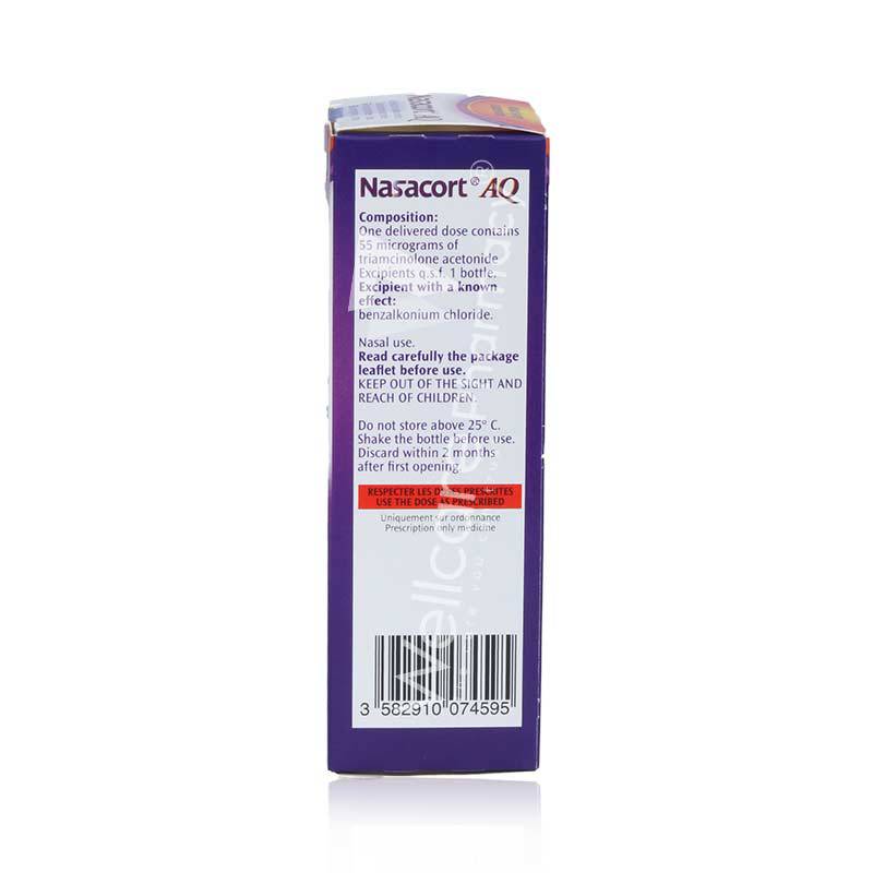 Nasacort Aq Nasal Spray 120 Doses – Wellcare Pharmacy