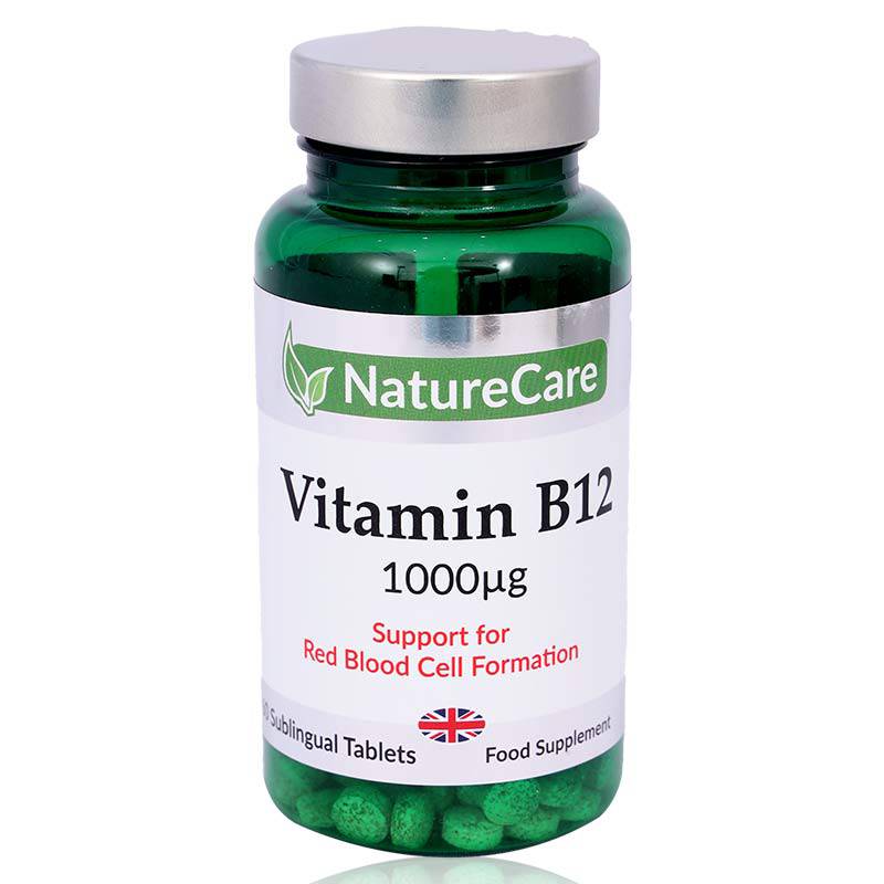 Naturecare Vitamin B12 1000Mcg Sublingual Tablets 60'S – Wellcare Pharmacy