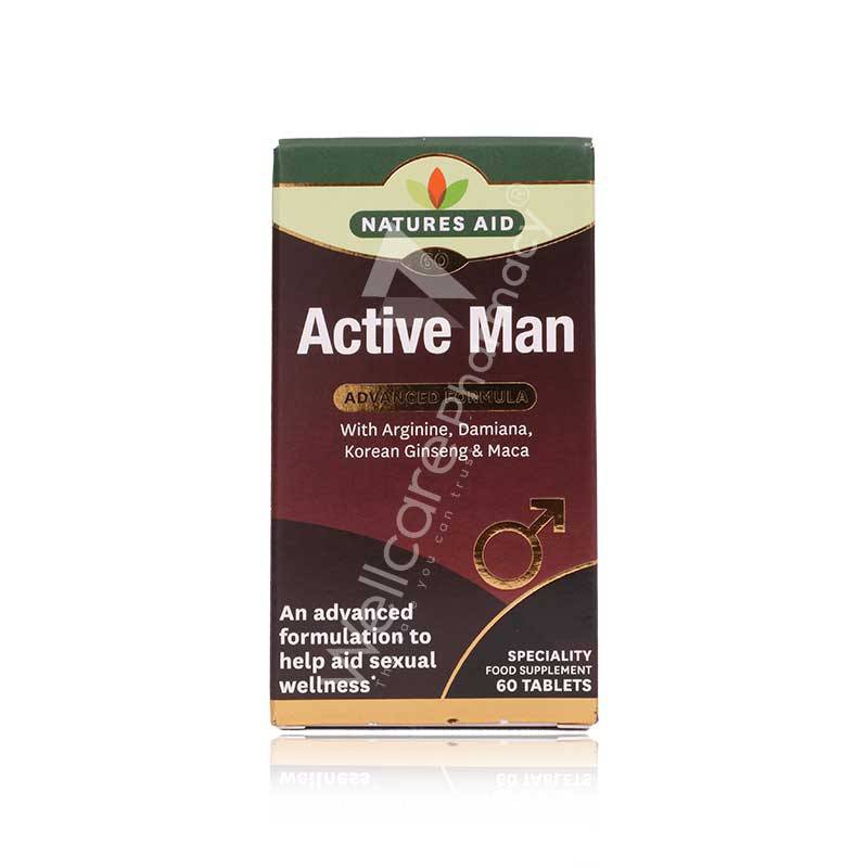 Natures Aid Active Man Tablets 60'S – Wellcare Pharmacy