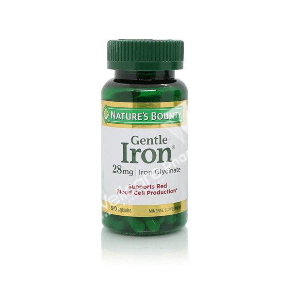 Natures Bounty-Gentle Iron 28Mg Capsule 90'S – Wellcare Pharmacy
