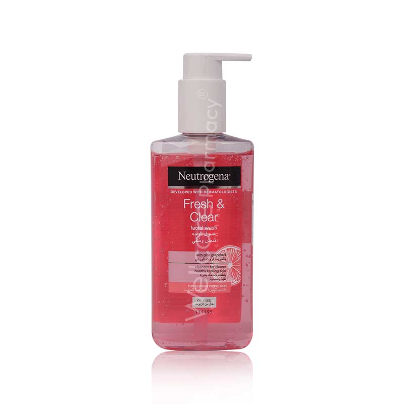 Neutrogena Fresh&Clear Facial Wash With Pink Grapefruit 200Ml ...