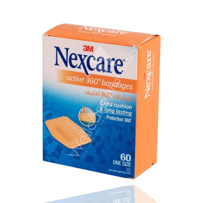 Nexcare Active 360 Degree Bandages 60'S – Wellcare Pharmacy