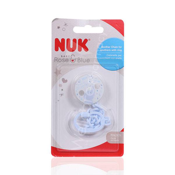 Nuk Blue Soother Chain 1'S – Wellcare Pharmacy