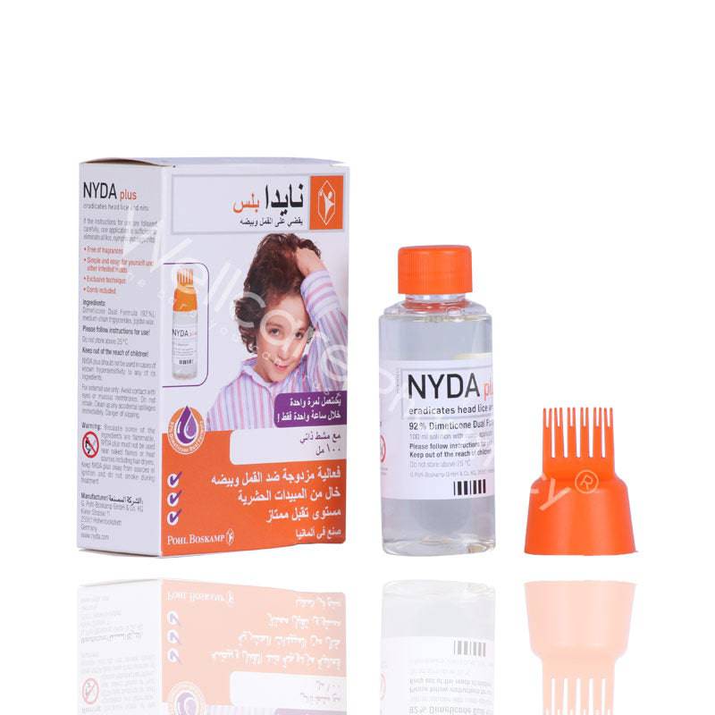 Nyda Plus Lice Solution With Comb Applicator 100Ml – Wellcare Pharmacy