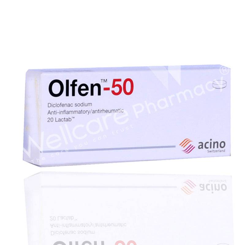 Olfen 50Mg Tablets 20'S – Wellcare Pharmacy