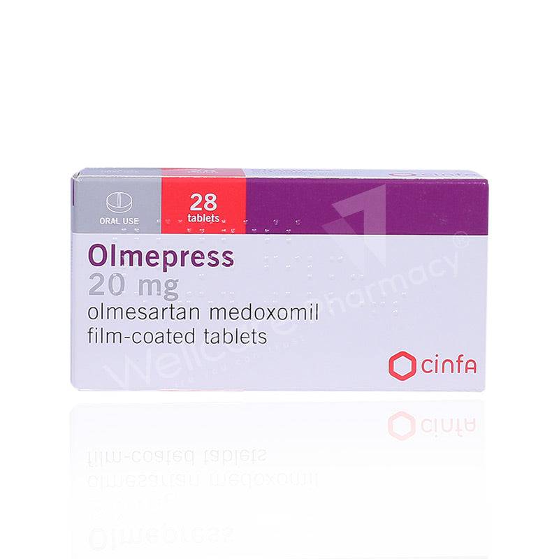 Olmepress 20Mg Tablets 28'S – Wellcare Pharmacy