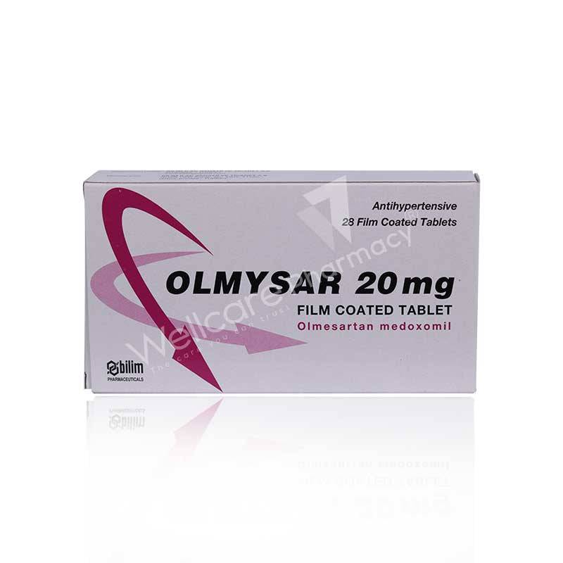 Olmysar 20Mg Tablets 28'S – Wellcare Pharmacy