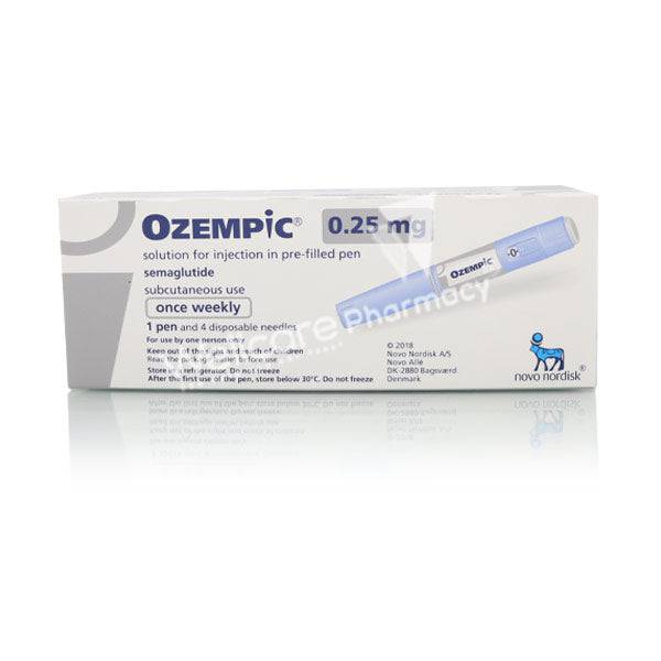 Ozempic 0.25Mg Injection 1'S – Wellcare Pharmacy