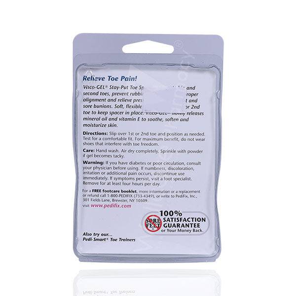 Pedifix P27 Visco Gel Stay Put Toe Spacer Large – Wellcare Pharmacy