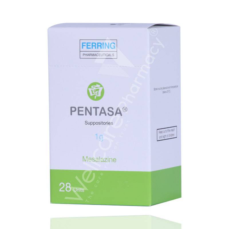 Pentasa 1G Suppositories 28'S – Wellcare Pharmacy