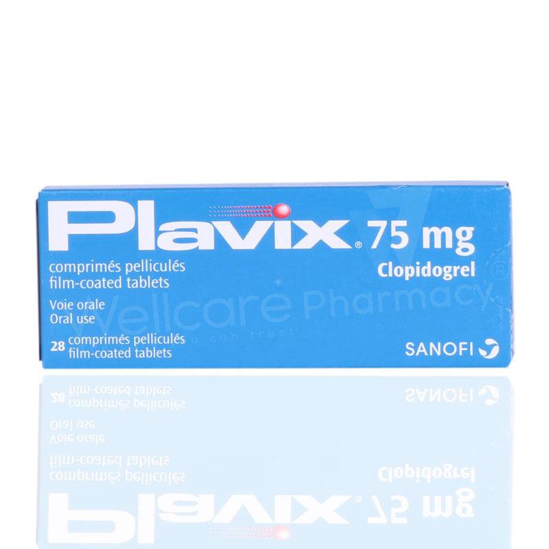 Plavix 75Mg Tablets 28'S – Wellcare Pharmacy