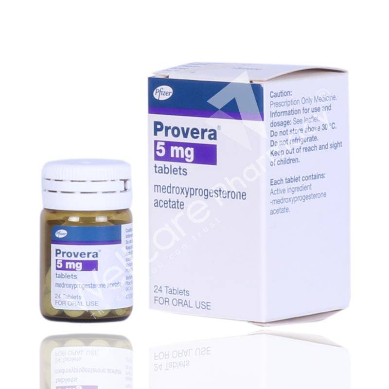 Provera 5Mg Tablets 24'S – Wellcare Pharmacy