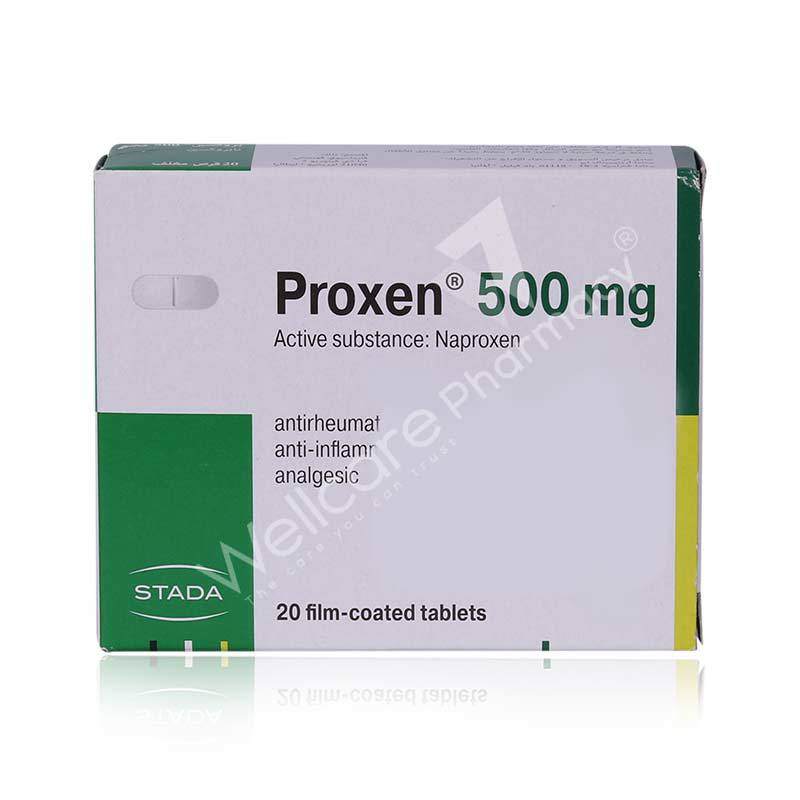 Proxen 500Mg Tablets 20'S – Wellcare Pharmacy