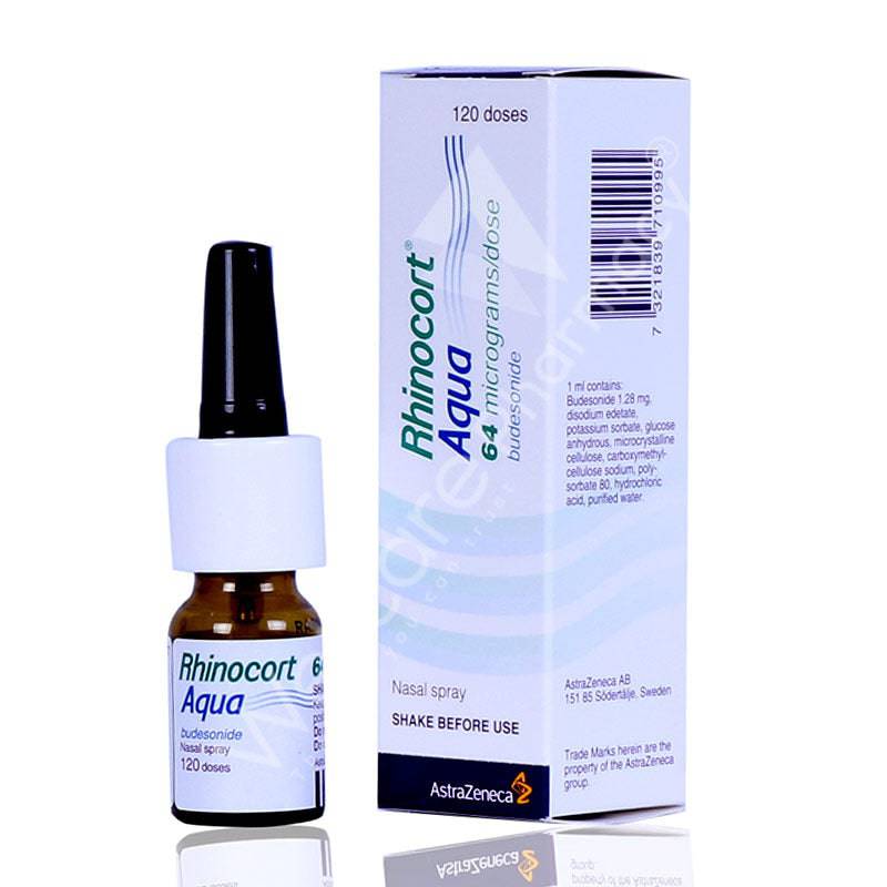 Rhinocort Aqua 64Mcg 120 Doses Nasal Spray – Wellcare Pharmacy