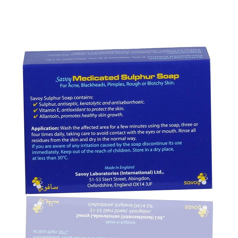 Savoy Medicated Sulphur Soap 100G – Wellcare Pharmacy