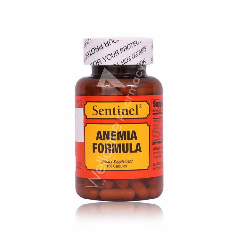 Sentinel Anemia Formula Capsules 100'S – Wellcare Pharmacy