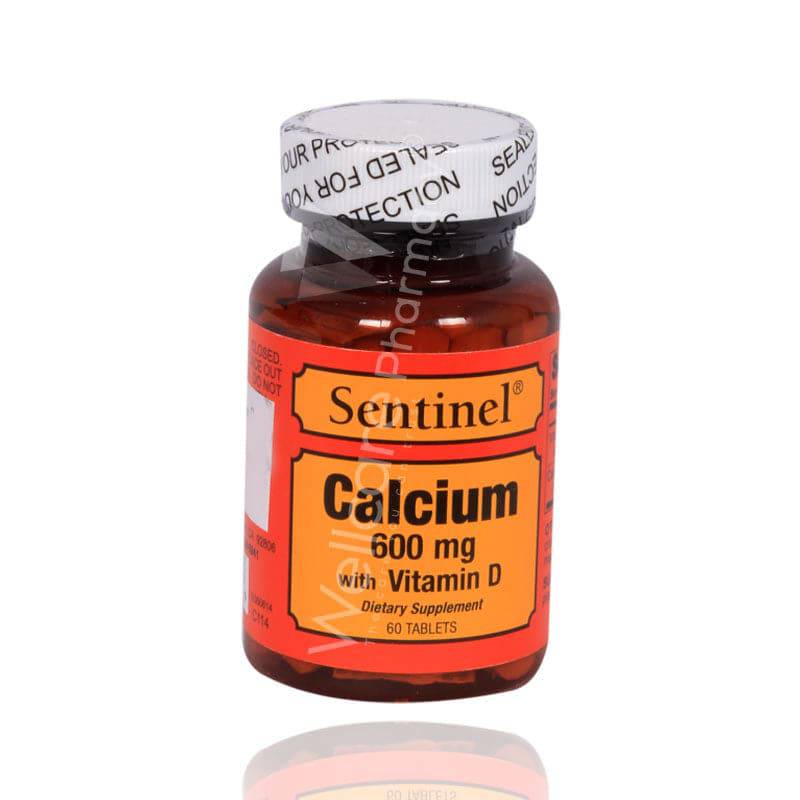 Sentinel Calcium 600Mg Tablets 60'S – Wellcare Pharmacy