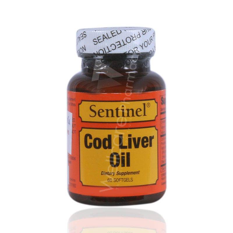 Sentinel Cod Liver Oil Capsules 60'S – Wellcare Pharmacy