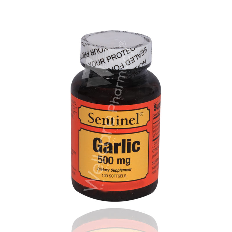 Sentinel Garlic 500Mg Capsules 100'S – Wellcare Pharmacy