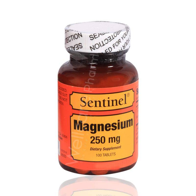 Sentinel Magnesium 250Mg Tablets 100'S – Wellcare Pharmacy