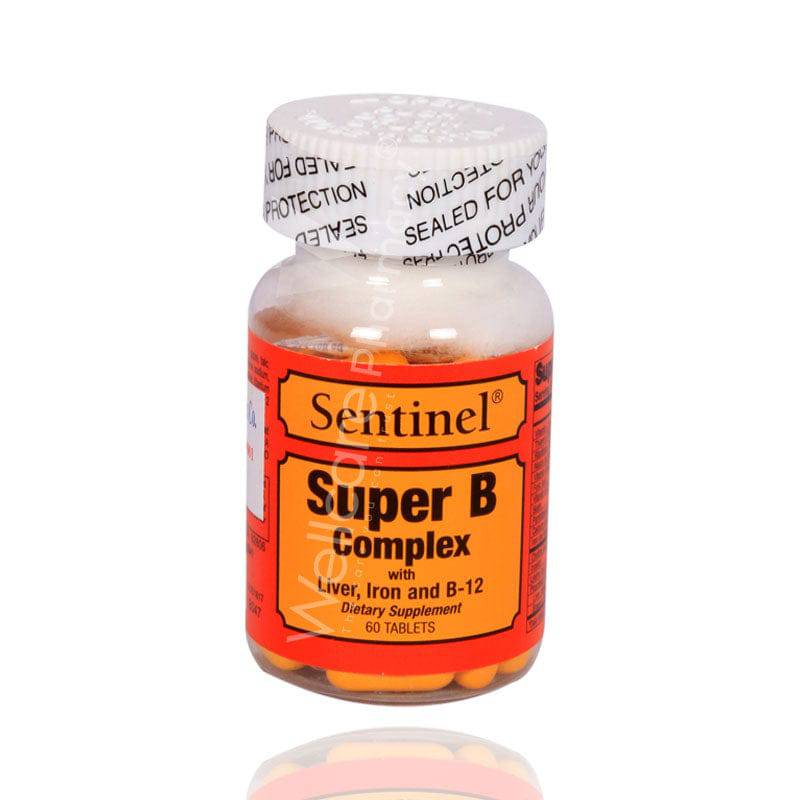 Sentinel Super B Complex Tablets 60'S – Wellcare Pharmacy