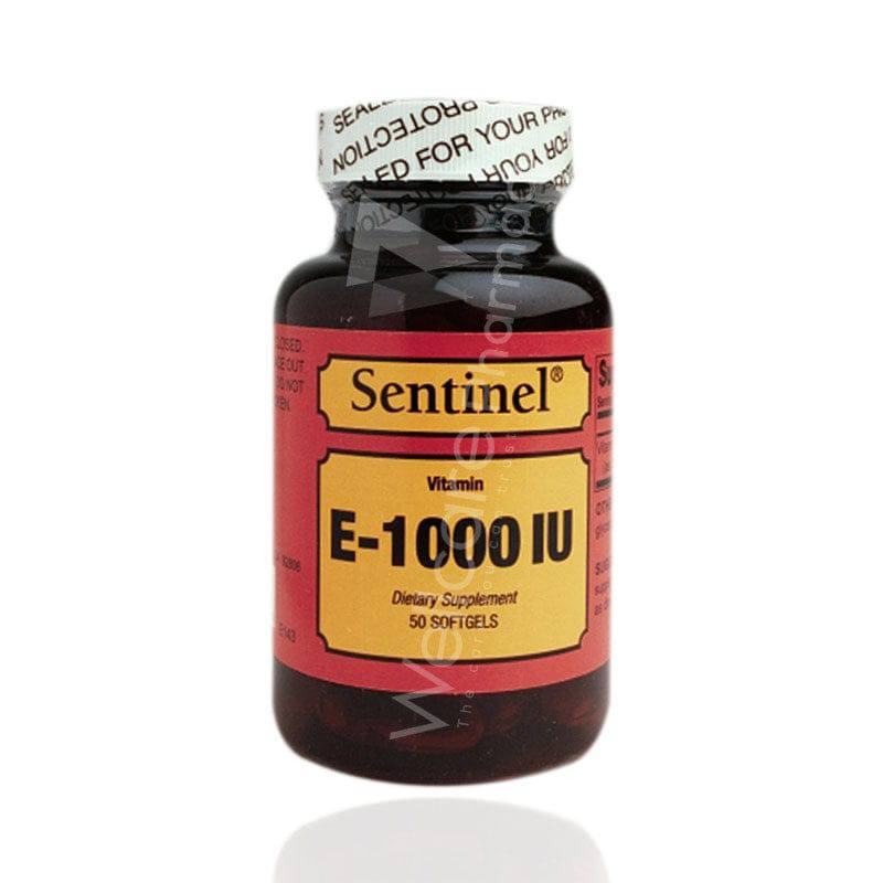 Sentinel Vitamin E-1000 Capsules 50'S – Wellcare Pharmacy