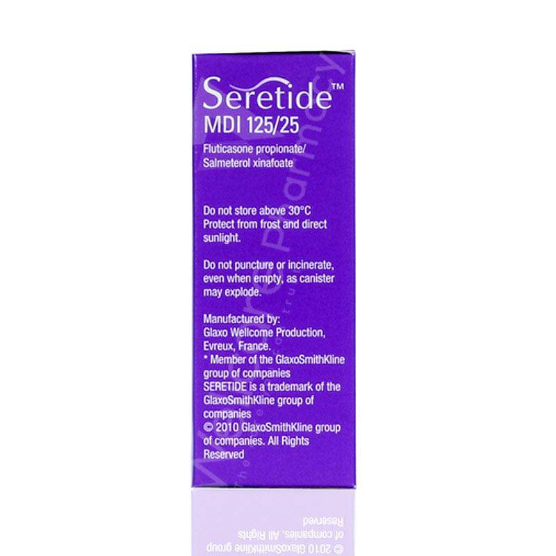 Seretide 125/25Mcg Evohaler – Wellcare Pharmacy