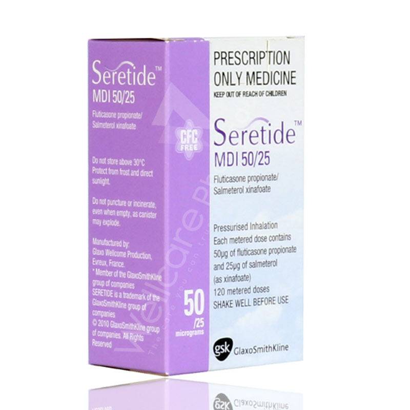 Seretide Mdi 50/25 Evohaler – Wellcare Pharmacy